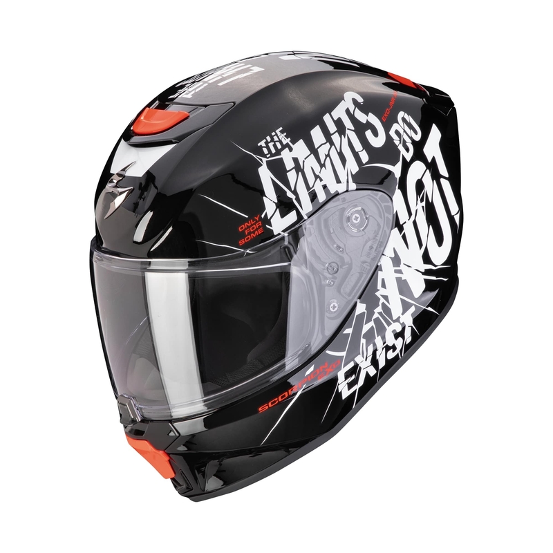 Kinder Motorradhelm Scorpion EXO-JNR AIR BOUM schwarz und weiß | Motozem.at